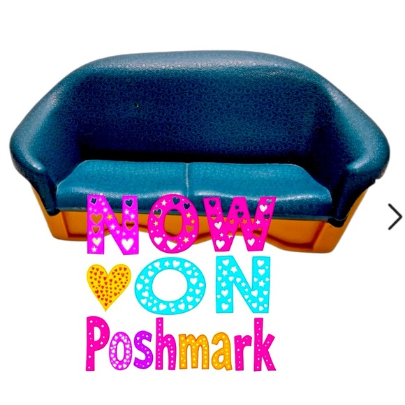 Toys | Fisher Price Loving Family Dollhouse Green Couch Sofa Living ...